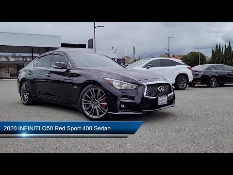 2020 INFINITI Q50 Red Sport 400 Sedan San Jose Santa Clara Sunnyvale ...
