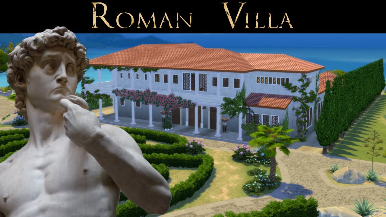 Building a Roman Villa in The Sims 4 - YouTube