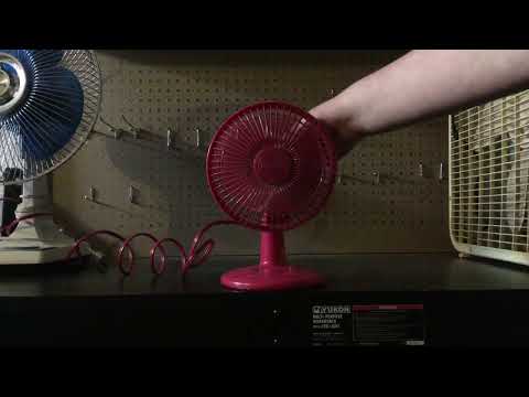 2011 Massey DF-R603A 6” Desk Fan - YouTube