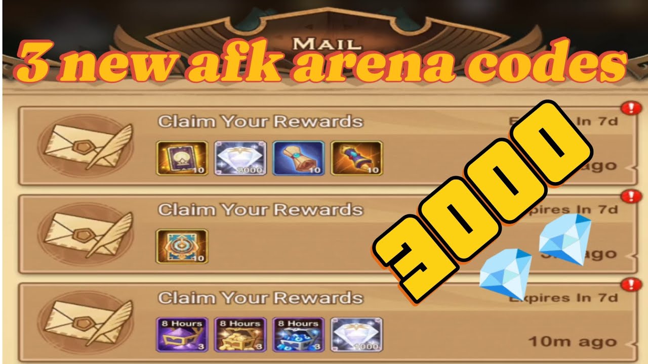 3 new Afk Arena Gift Codes February 2024 #afkarena #giftcode #diamond # ...