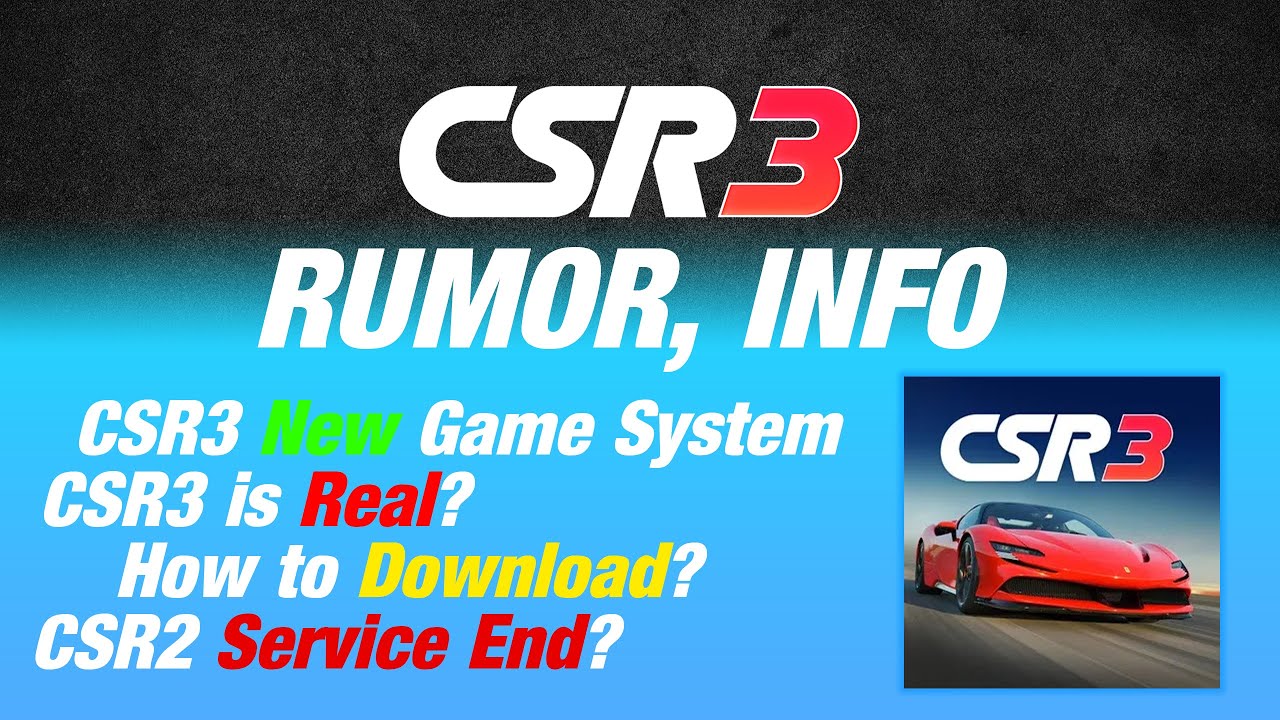 CSR3 | Top 14: Rumors, Information, Reactions about Csr3 - YouTube