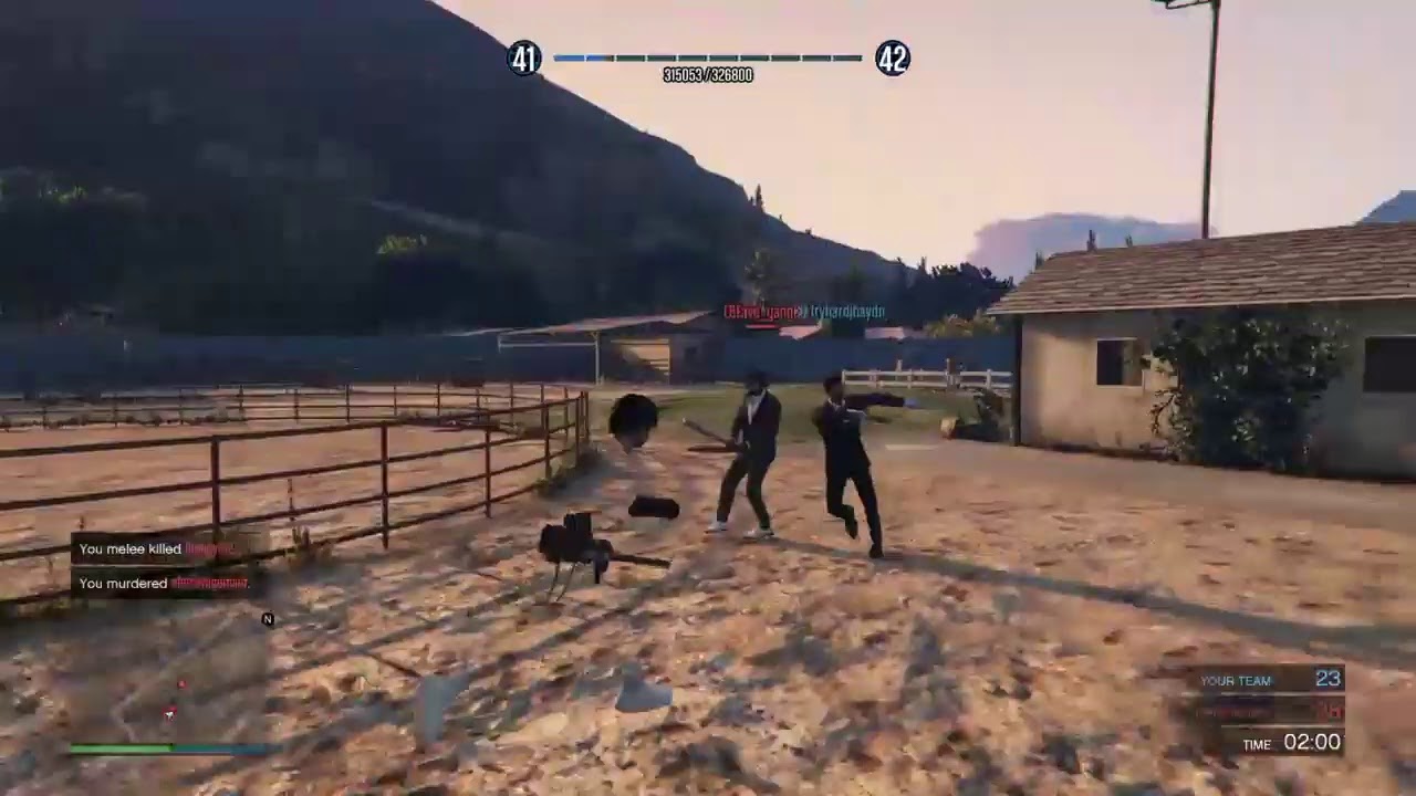 Gta ring fight 4 people EXPOSED - YouTube
