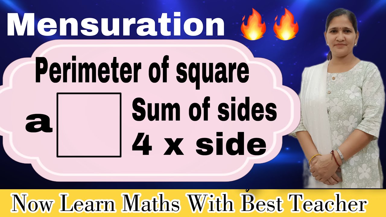 Perimeter of Square || Mensuration || Class6th - YouTube