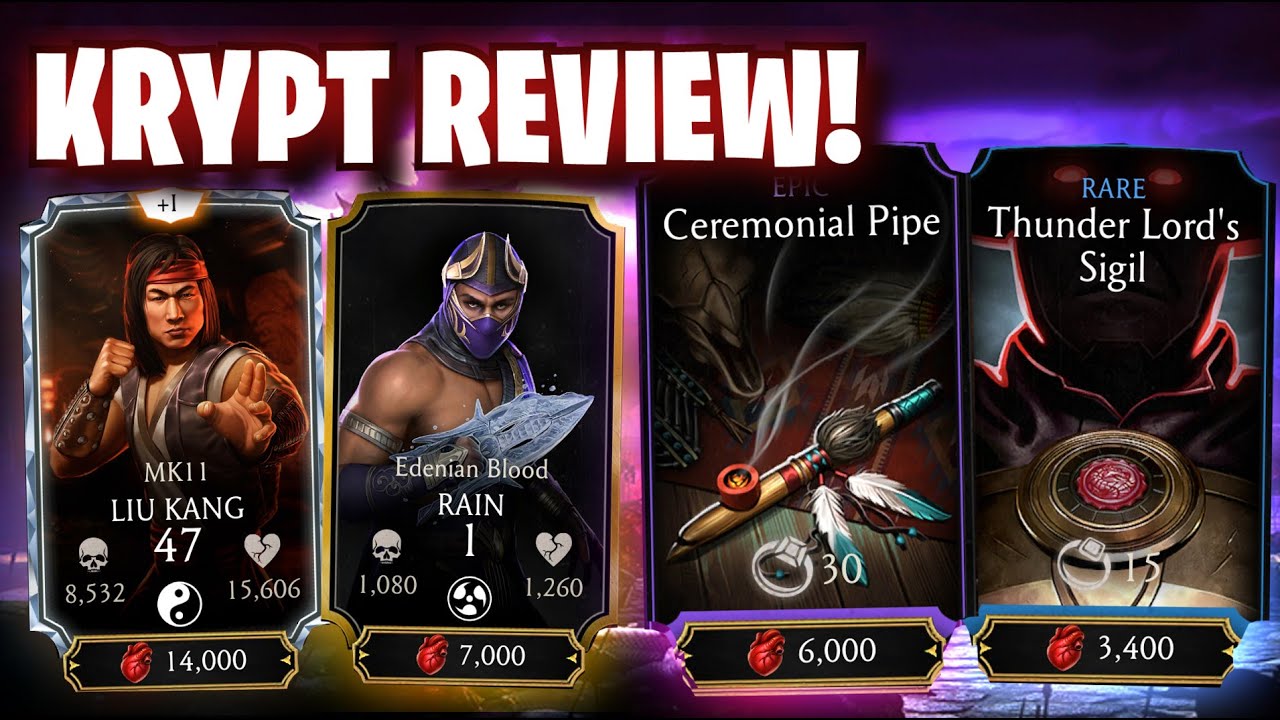 MK Mobile KRYPT REVIEW: The BEST Season in MK Mobile? #2 - YouTube