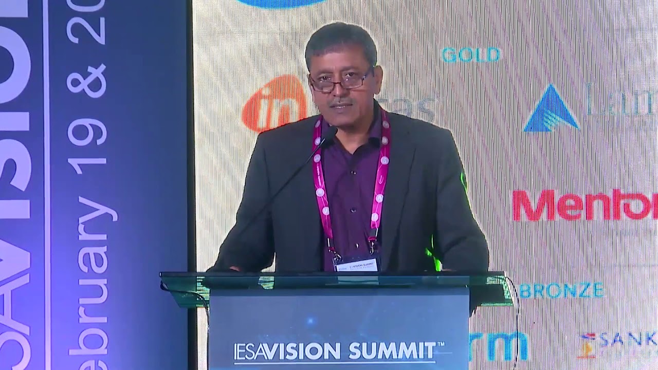 Dr.Omkar Rai, DG, #STPIINDIA speaks at Inaugural session of ESVISION ...