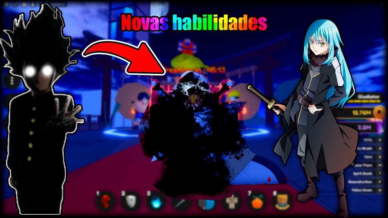 Todas Novas Skills e Transformações!!! Anime Fighting Simulator X ...