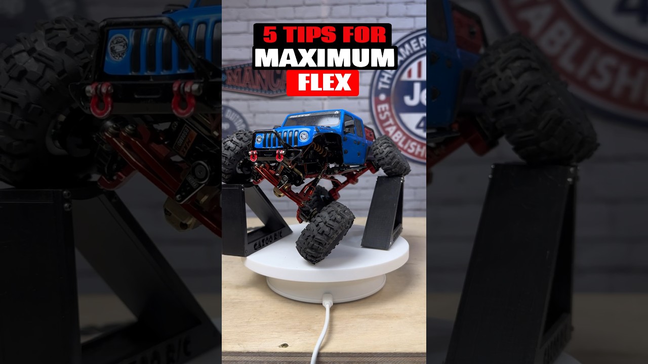 5 tips for MAXIMUM FLEX out of your axial scx24 💪🏻 #shorts - YouTube