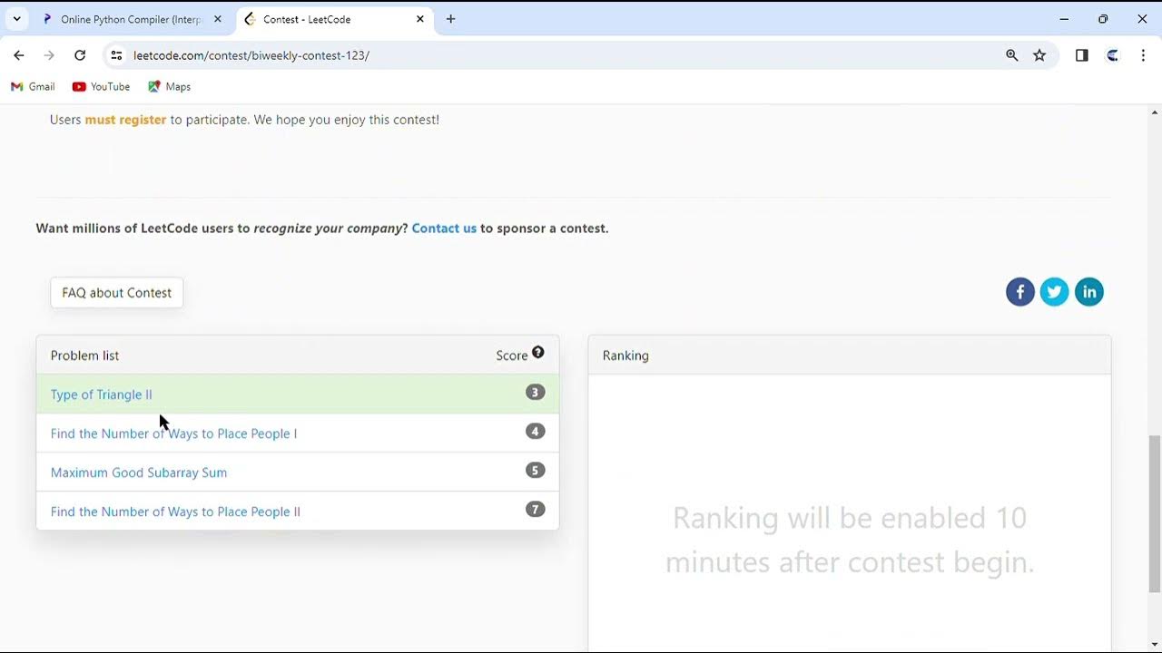 BiWeekly Contest 123 SOLUTION | Leetcode | ALL SOLUTION | c++ | python ...