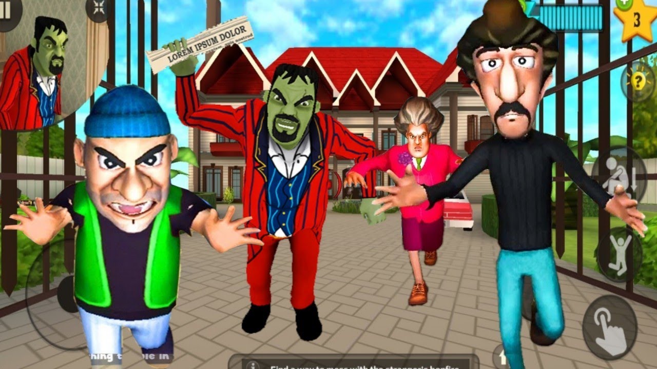 Scary Stranger 3d New updates New levels Android Gameplay walkthrough # ...
