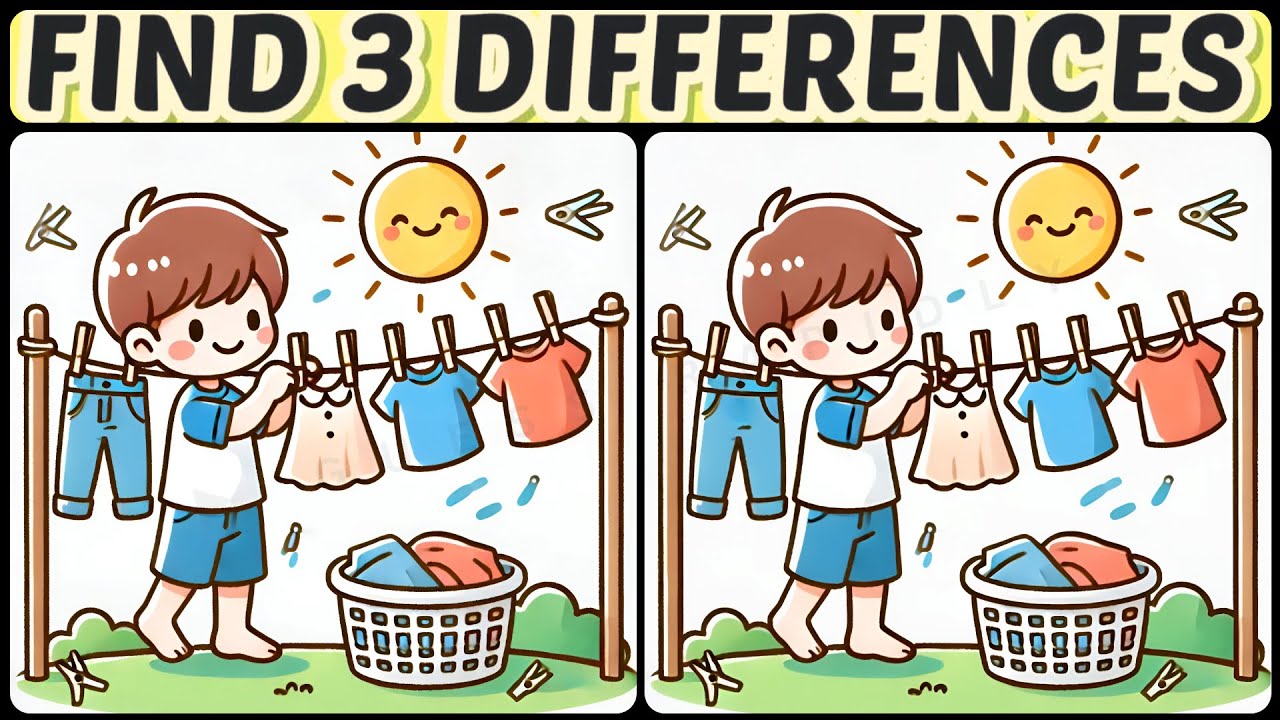 🧠 Find the Difference Brain Game Challenge🖼️ 【Spot the 3 Differences #82】 - YouTube