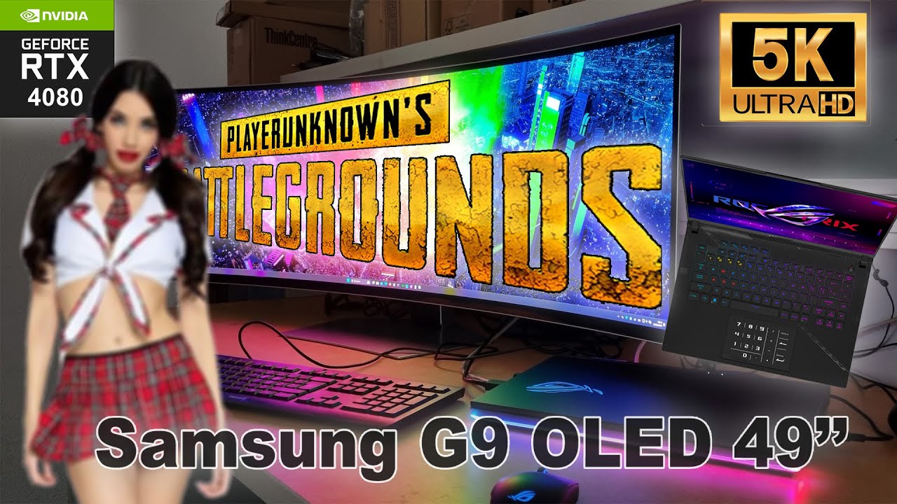PUBG 5K | Samsung 49" Odyssey OLED G9 Asus Strix Scar16 ( RTX 4080 12GB 5120x1440 Ultra Graphics ...