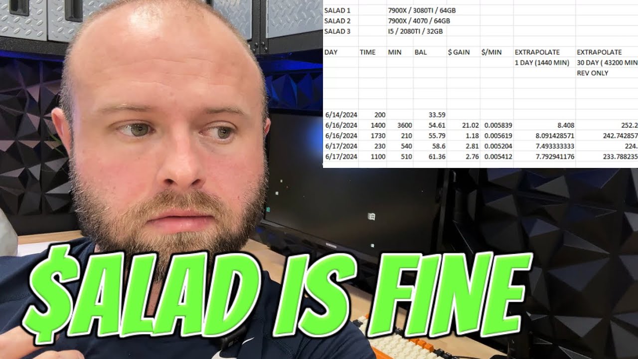 Salad.io AI Earnings Data...STILL PROFITY! - YouTube