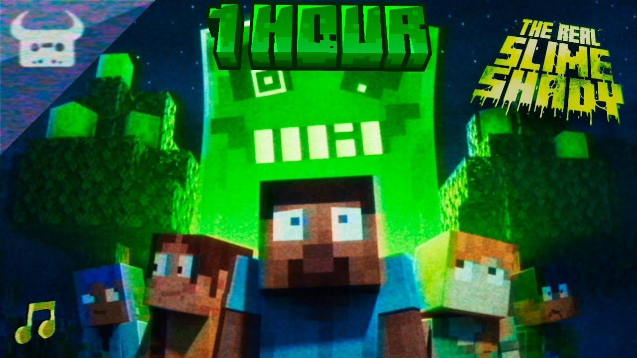 MINECRAFT SLIME RAP 🎵 - "The Real Slime Shady" [1 HOUR] - YouTube Music