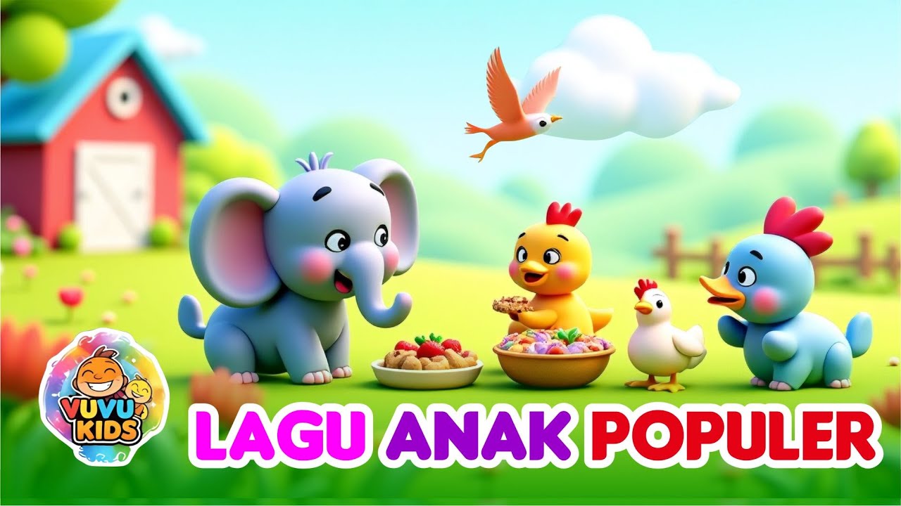 SUARA HEWAN | ANAK AYAM PIYIK PIYIK | 5 BEBEK KECIL BERMAIN | CIT CIT ...