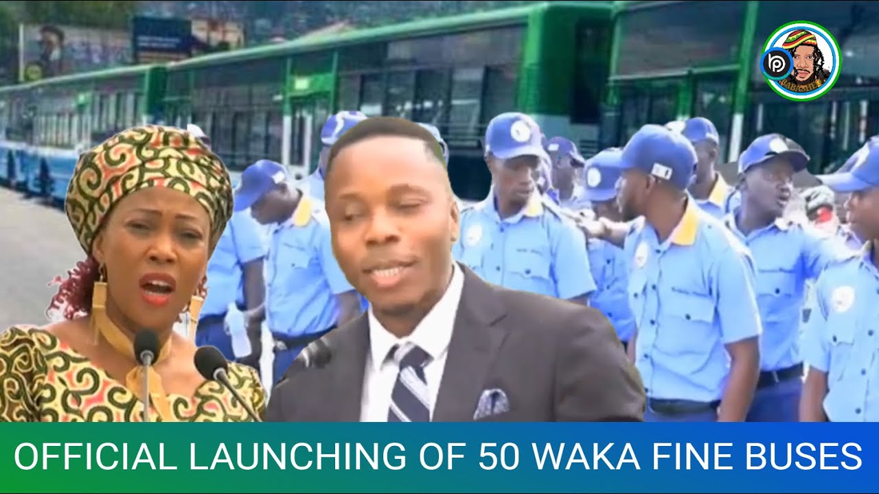 OFFICIAL LAUNCHING OF 50 WAKA FINE BUSES IN FREETOWN - YouTube