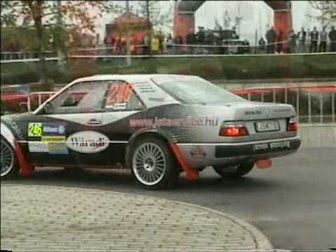 Mercedes W124 rally - 2008 Mecsek prológ - YouTube
