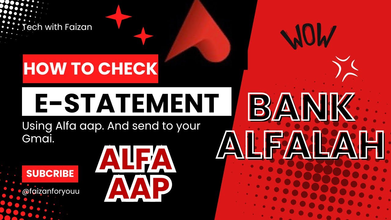 How to Download Bank Statement in PDF from Bank Alfalah App || Easy Guide || Bank Alfalah ...