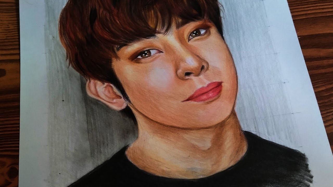 Drawing sb19 Justin using color pencil timelapse | Drawerist ...