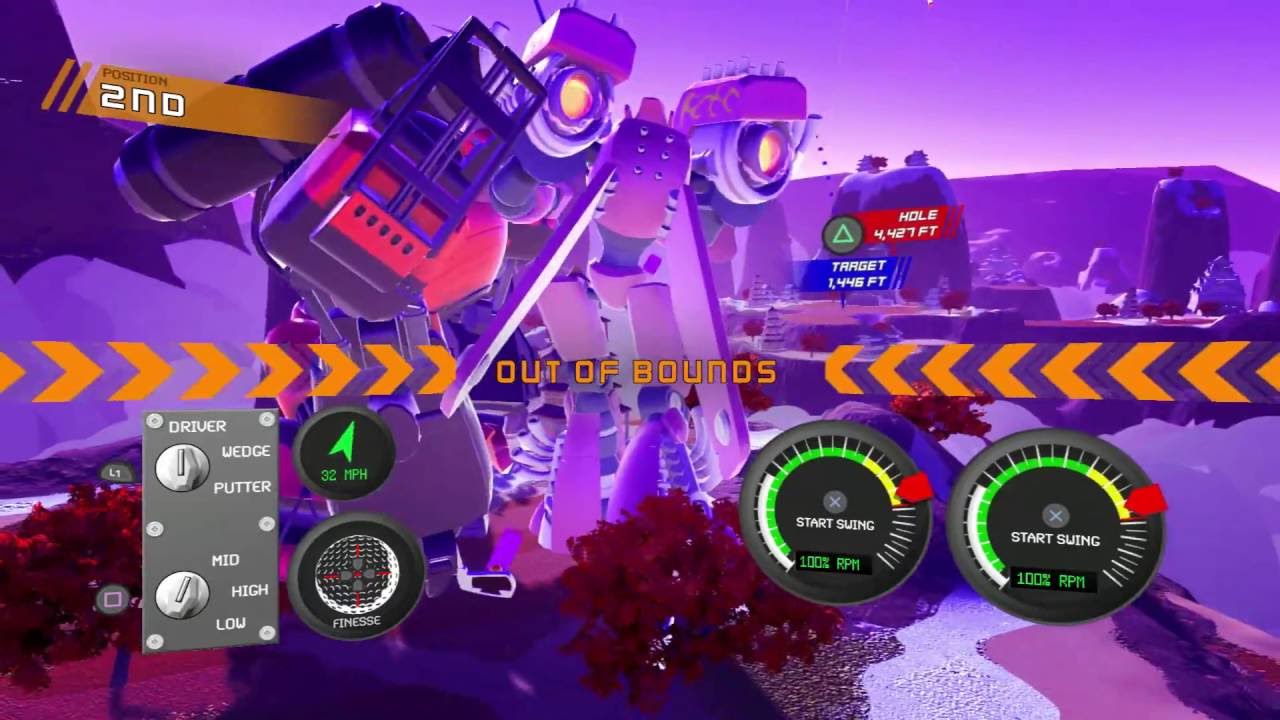 100ft Robot Golf - PS4 Gameplay Impressions - YouTube