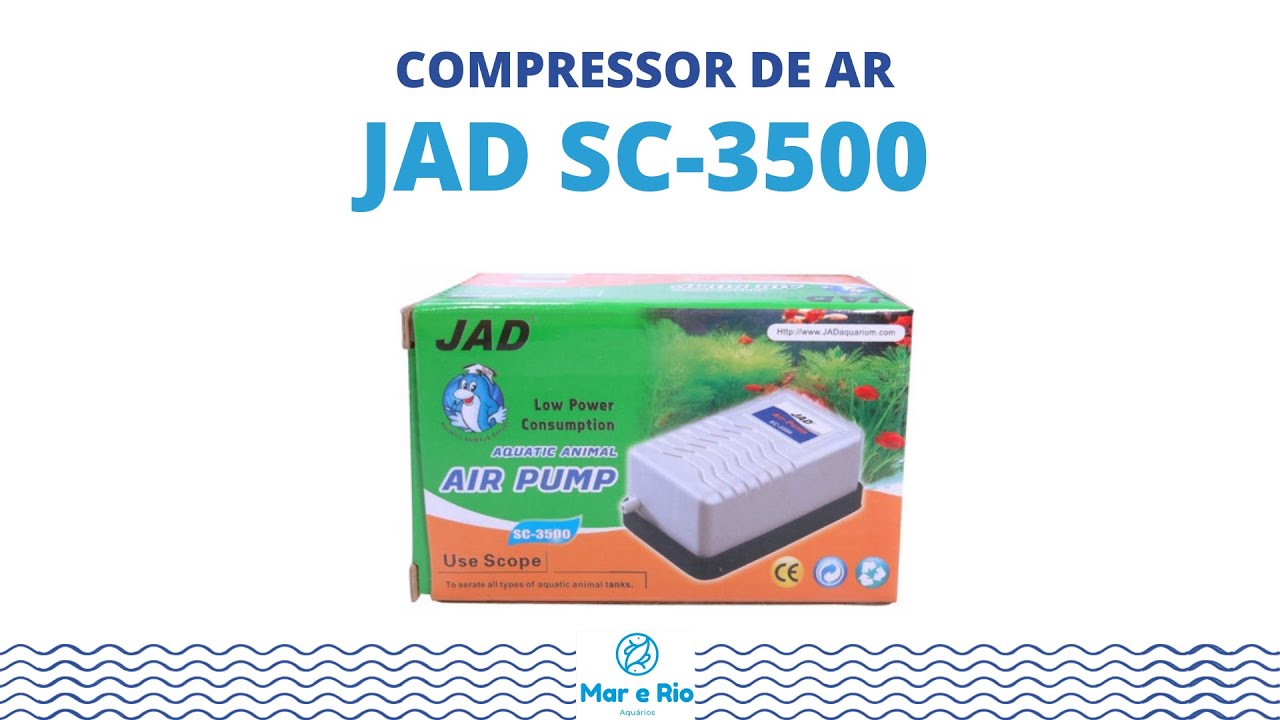 Compressor SC-3500 JAD Em funcionamento - YouTube