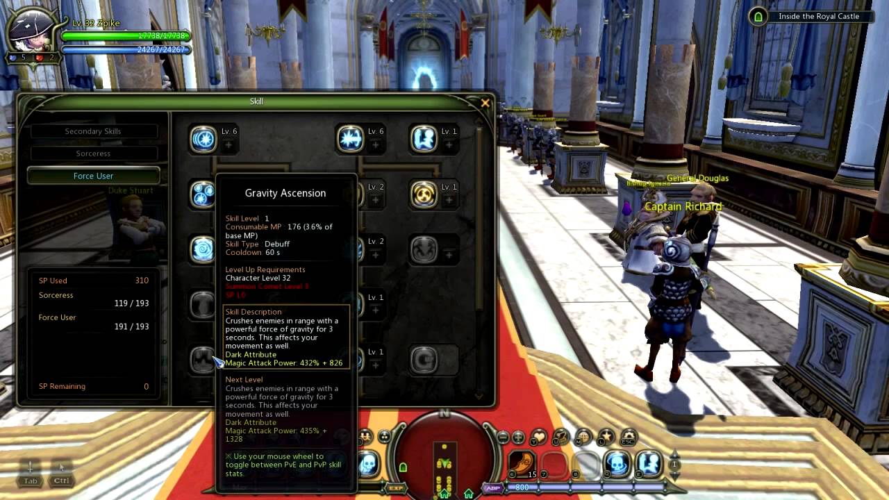 Zpike - Dragon Nest - Force User Build lvl 32 [Sea] - YouTube
