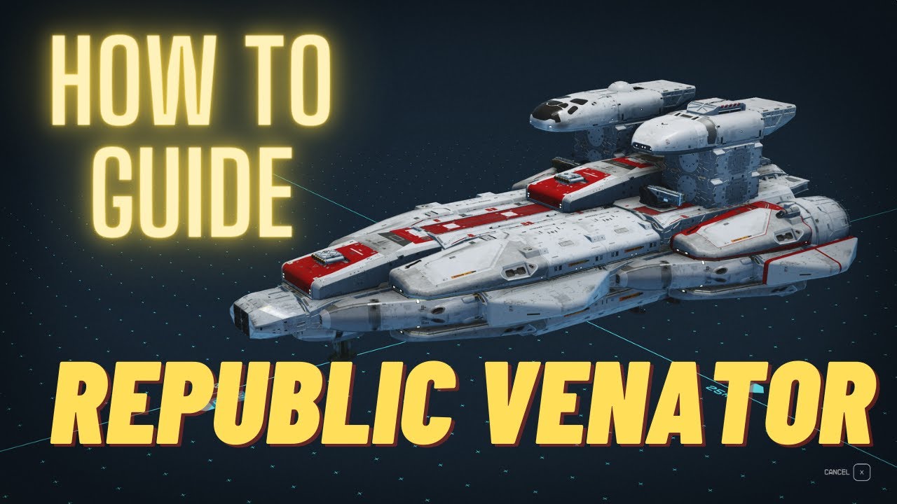 Starfield Republic Venator Build Guide and Interior Walk Through - YouTube