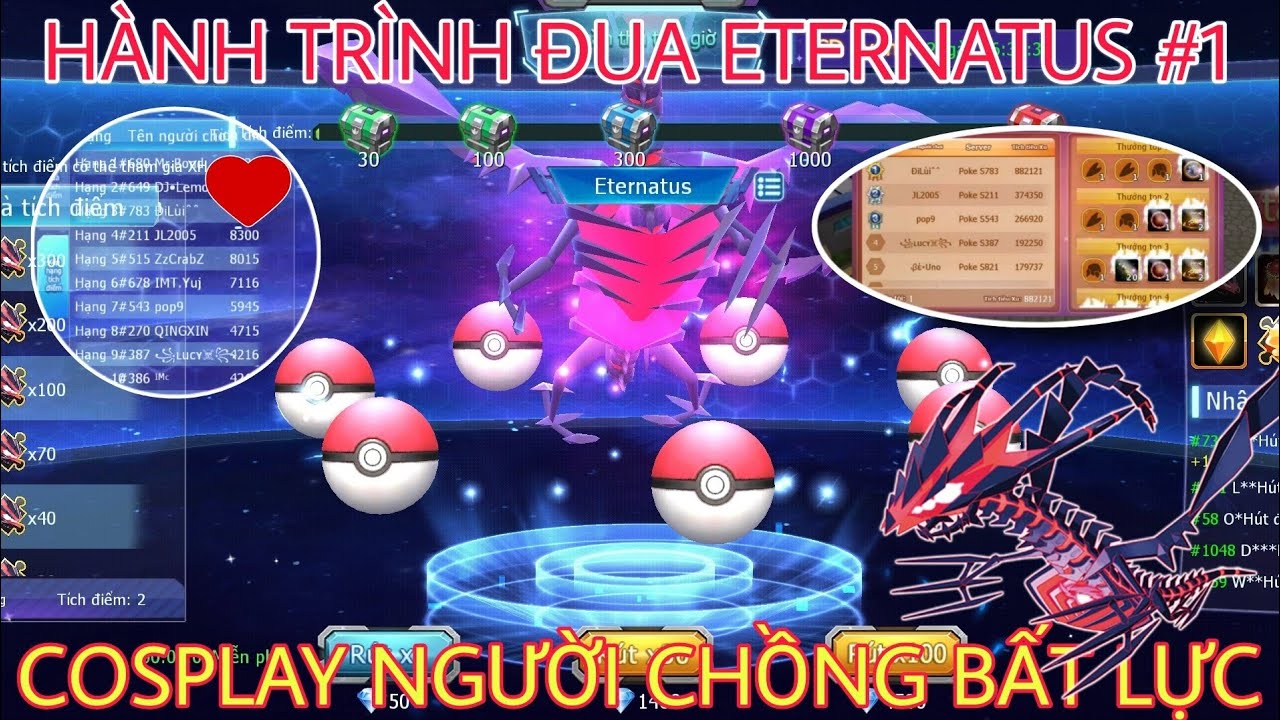 Poke đại chiến - Hành trình đua Eternatus #1: Cosplay người chồng bất ...