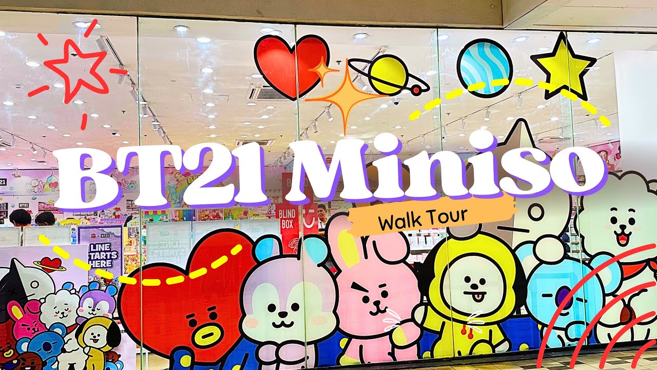 BT21 Miniso | Walk Tour - YouTube