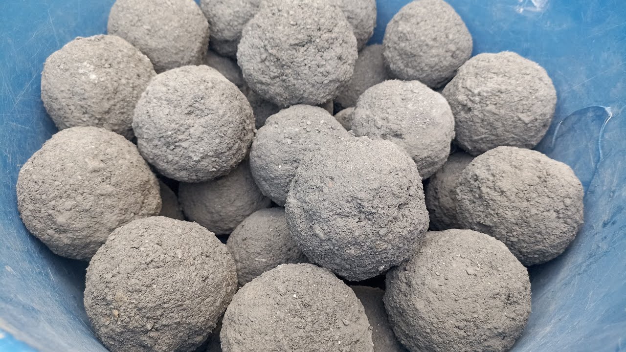 Balls Series|| Half Dry and Damp Charcoal Dirt& Concrete Balls Smashing ...