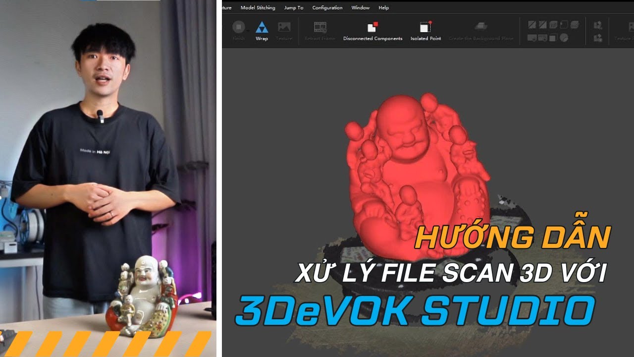 Hướng dẫn: Xử lý dữ liệu của File Scan với 3DeVOK Studio (part 2) - YouTube