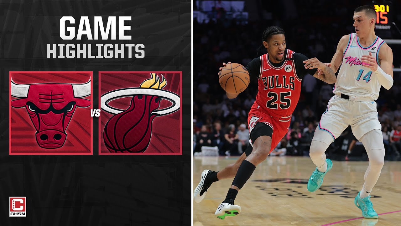 Chicago Bulls Team Highlights vs. Miami Heat - Game Highlights | CHSN ...