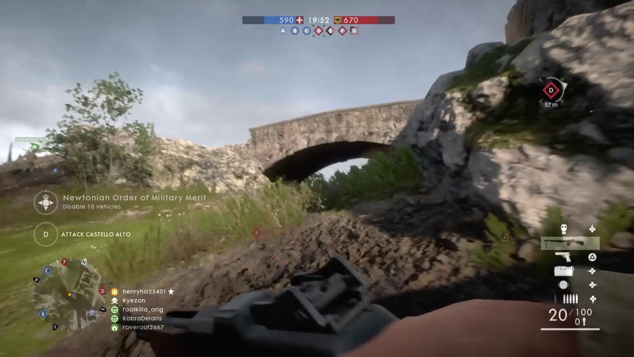 Battlefield 1 flametrooper BAR gameplay - YouTube