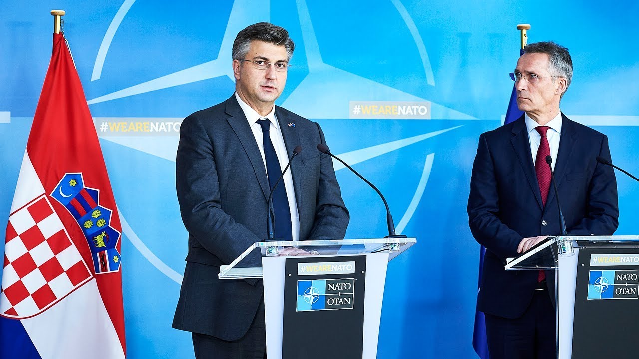 NATO Secretary General with the Prime Minister of Croatia, 22 FEB 2018 ...