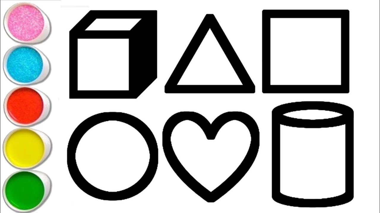 Shapes,2d shapes,new shape, Shape song/Preschool learning/nursery ...