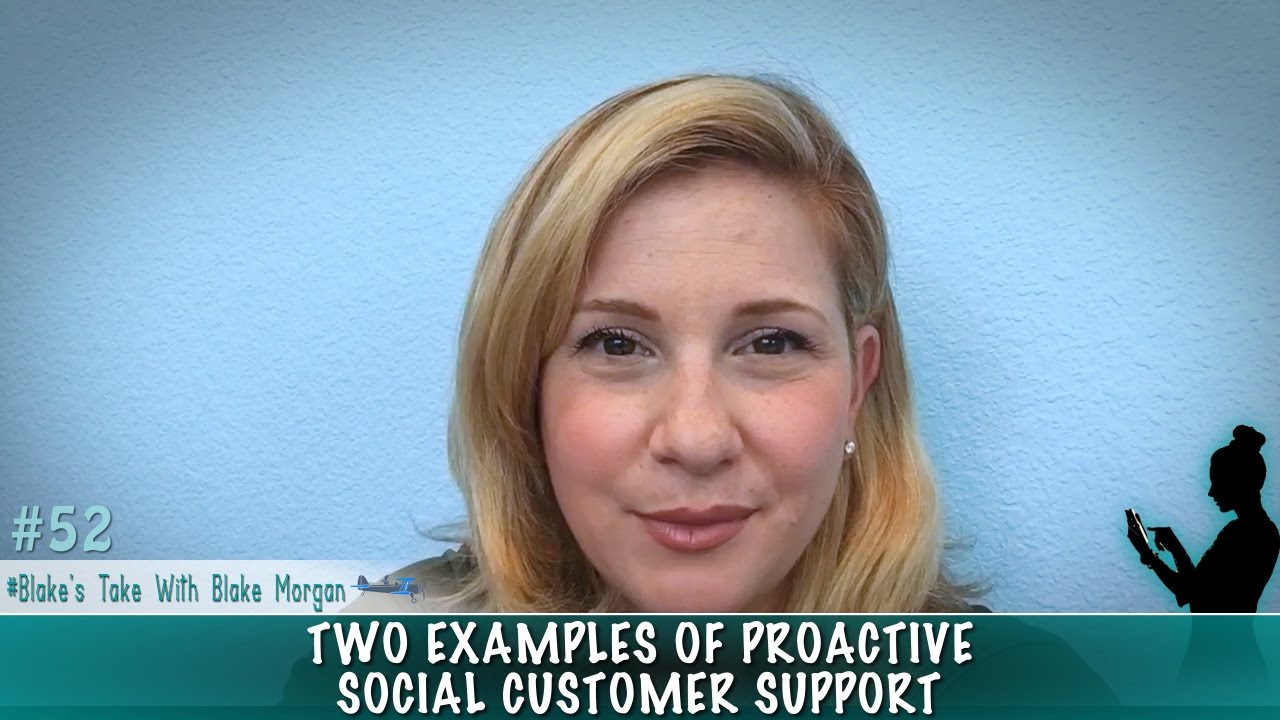 Two Examples Of Proactive Social Customer Support - YouTube