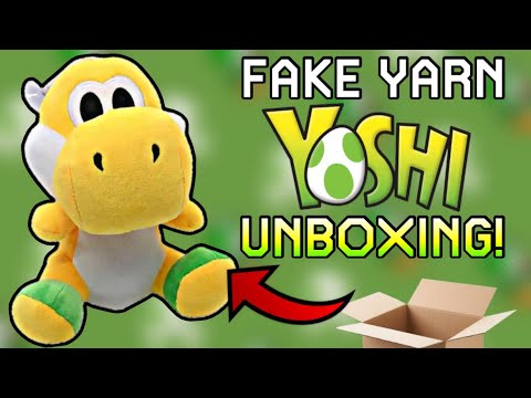 FAKE YARN YOSHI PLUSH UNBOXING & REVIEW - YouTube