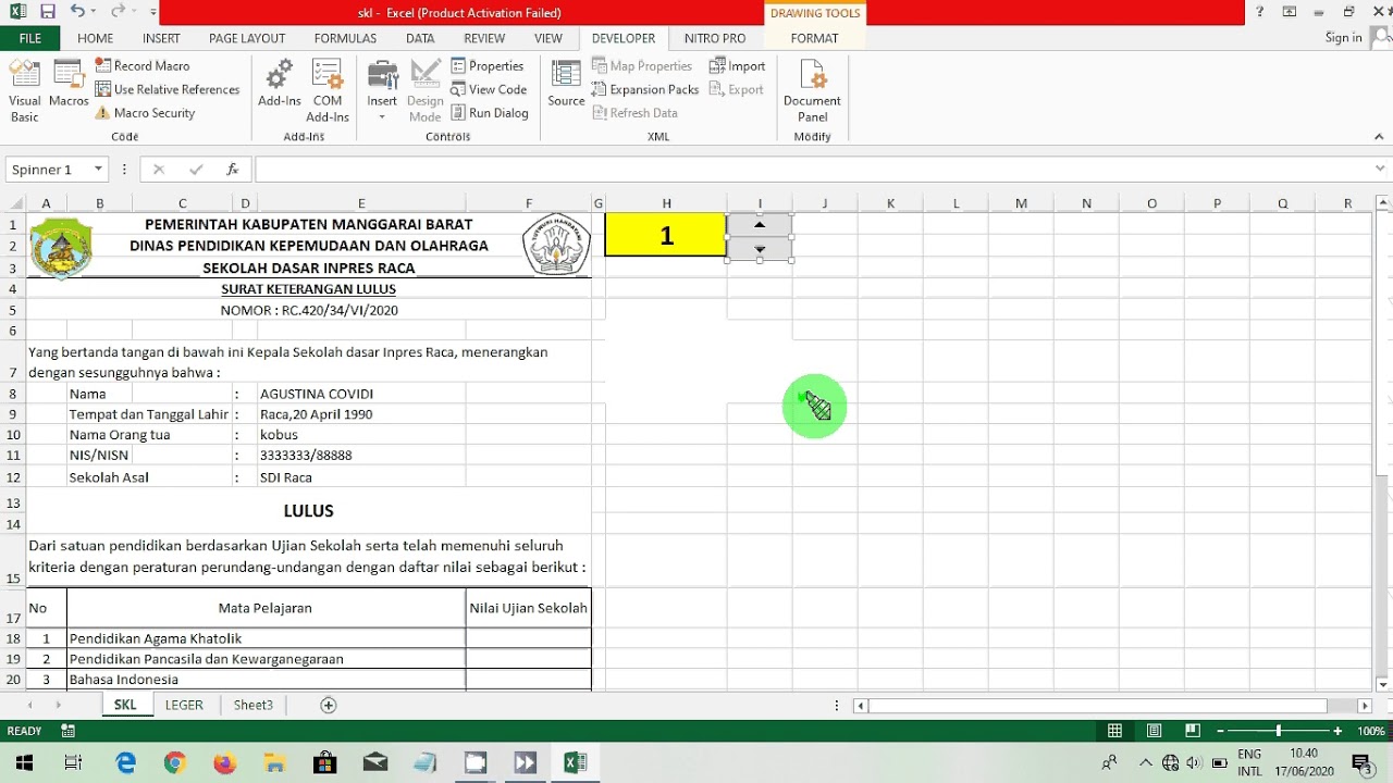 Tutorial mengaktifkan developer pada microsoft excel 2013 - YouTube