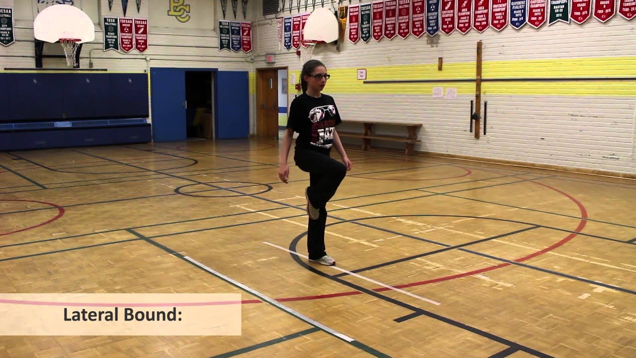 Passport for Life (grades 7-9): Fitness Skills: Lateral Bound - YouTube