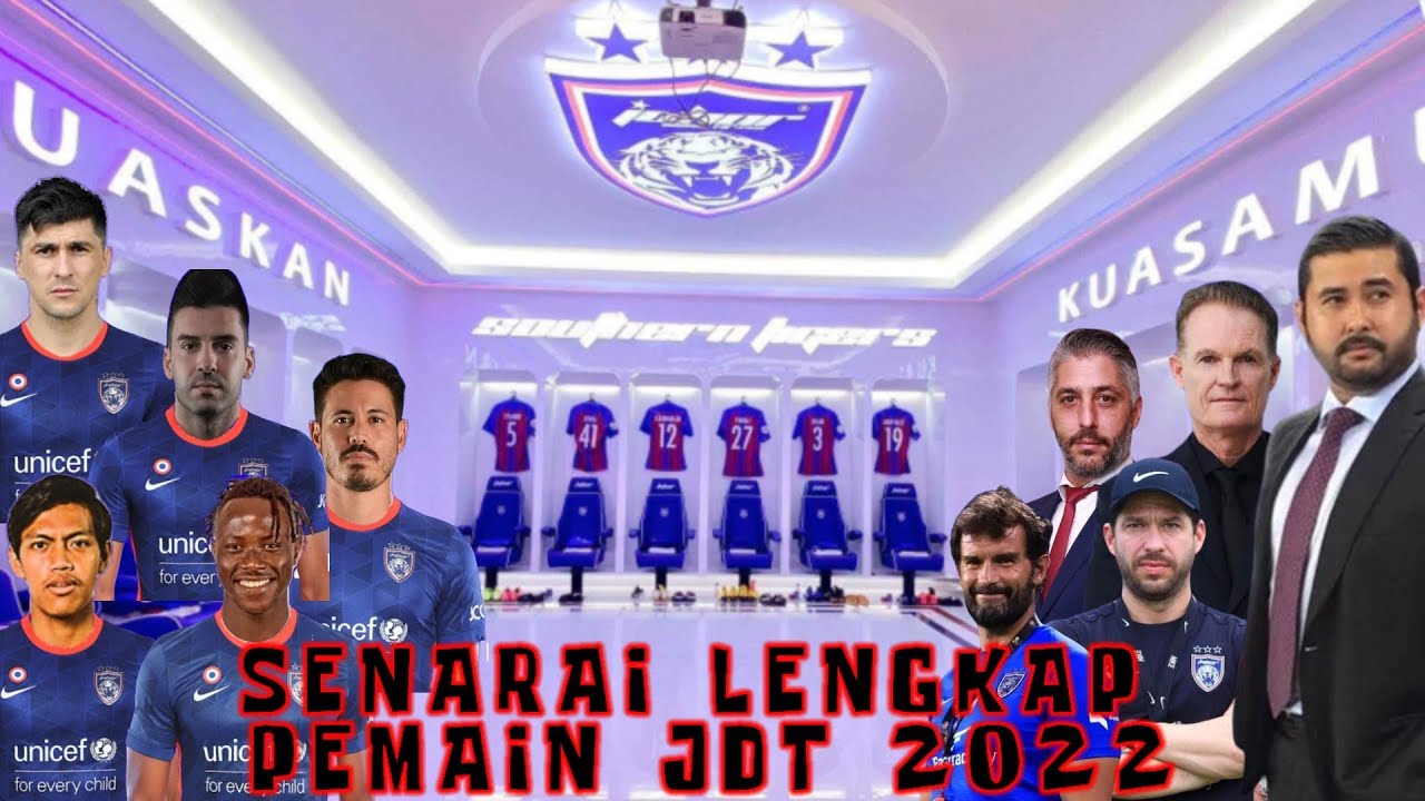 SENARAI LENGKAP PEMAIN JDT 2022 - YouTube