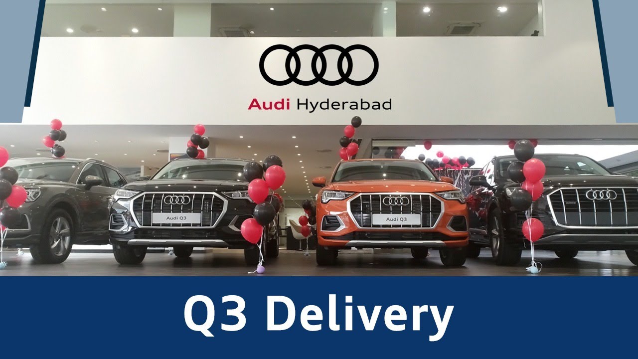 Bulk Delivery of Audi Q3 by Audi Hyderabad - YouTube