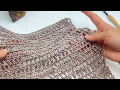 Tüm  yazlık projelere uygun çok zarif ve çok kolay tığ işi model #crochet