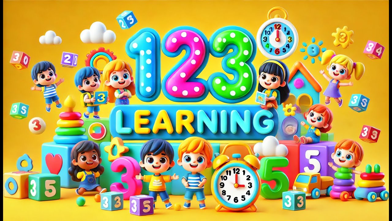123 Numbers Song | Counting 1 to 10 for Kids | Fun Learning Video ...