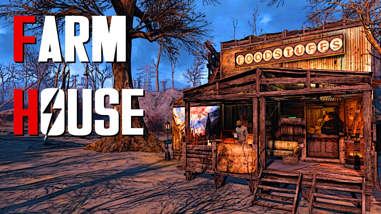 Fallout 4 Settlement Build: Farm House - YouTube