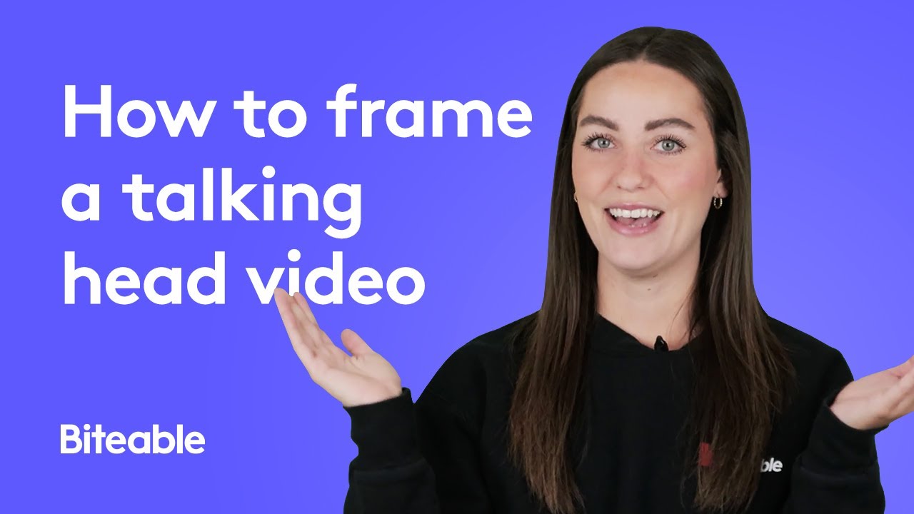 How to film yourself and frame a talking head video - YouTube