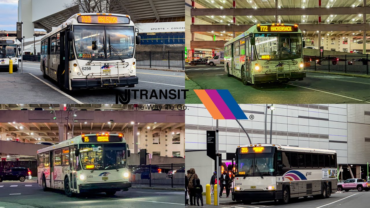 New Jersey Transit Mini Compilation at American Dream Mall - YouTube