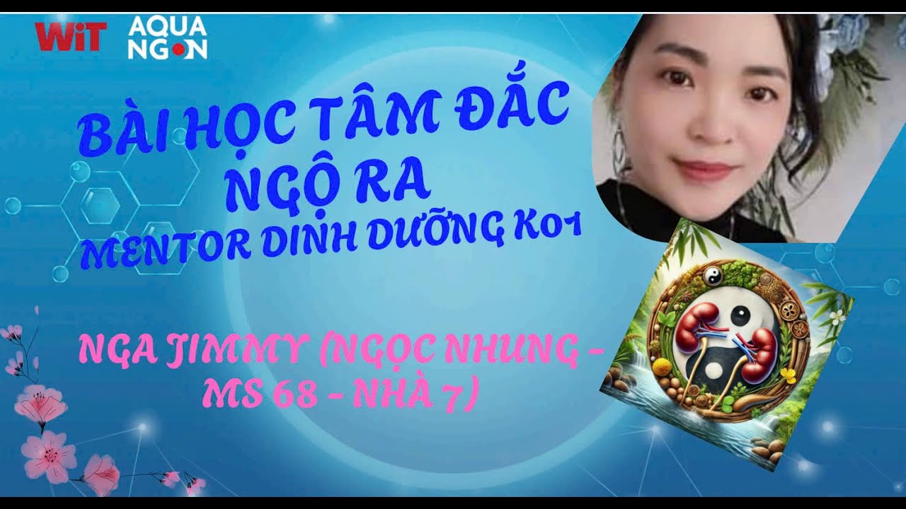 BHTĐN RA BUỔI 9 MENTOR DINH DƯỠNG K01 - YouTube