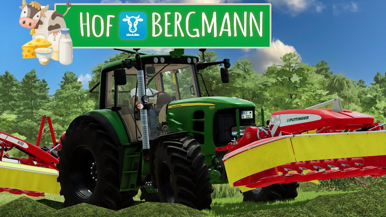 LS22 HOF BERGMANN #110: Zweiter Grünschnitt des Jahres | FARMING ...