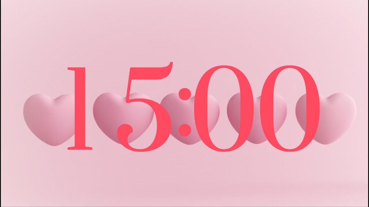 15 Minute Valentine’s Day Timer ️ with LoFi Music - YouTube