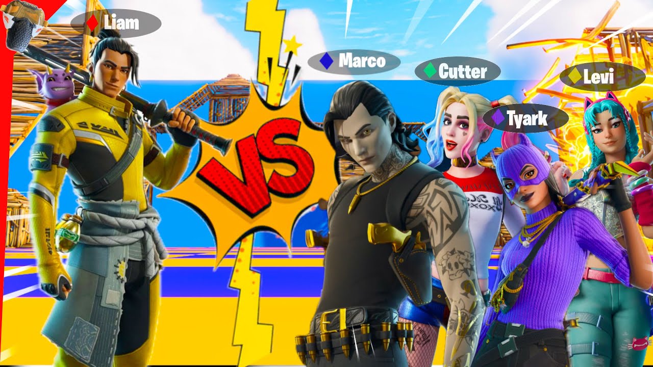 FORTNITE CHALLENGE 1vs4🔥(The Pit) "Wer hält länger durch?" deutsch ...