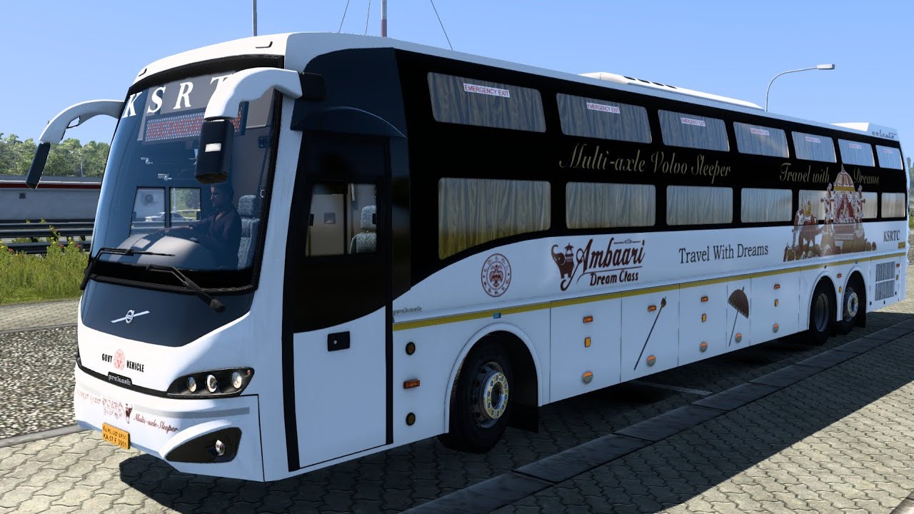 KSRTC Ambaari Dream class | Prakash built Volvo Celeste B11R AC Sleeper ...